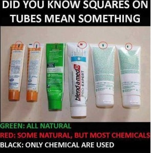 Meaning of The “Secret” Colour Codes On Toothpaste Tubes - FoodsNG